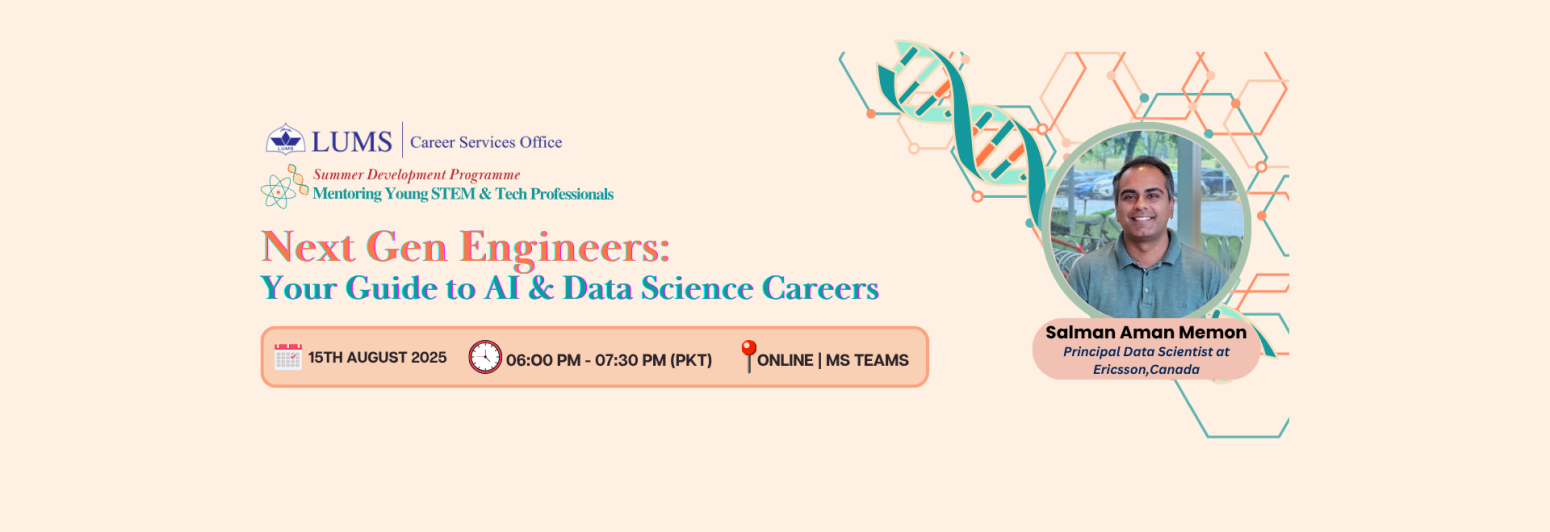Next Gen Engineers – Your Guide to AI & Data Science Careers | Welcome to LUMS